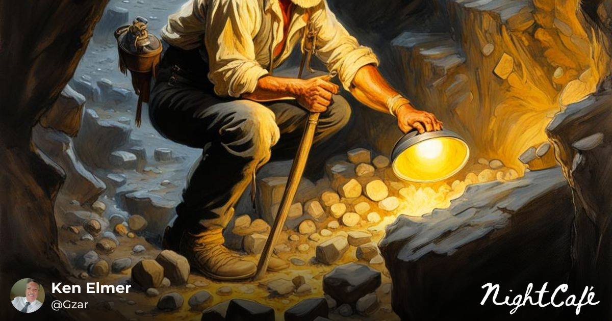 Looking for gold - Prospector Discovers Gold in 1890s Mine S...