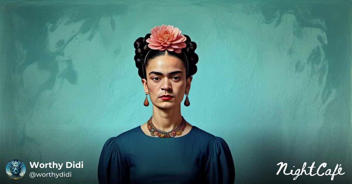 Surreal Female Portrait with Distorted Proportions - AI Art