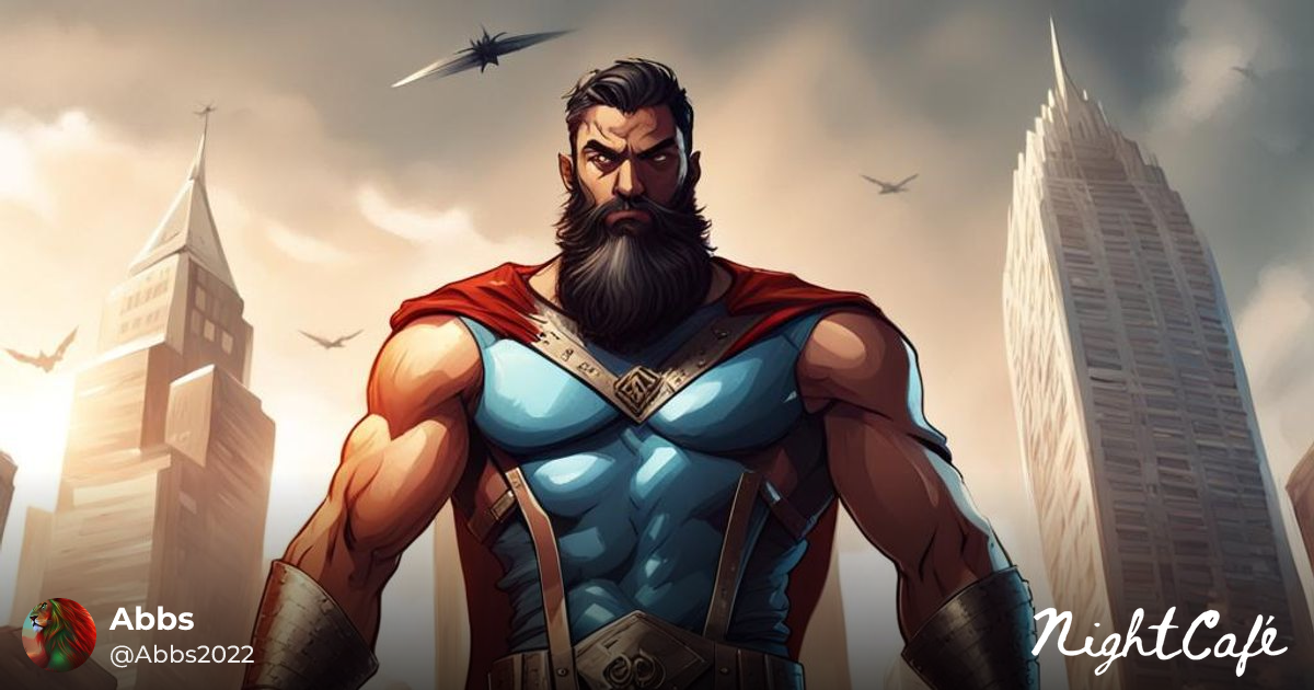 Superhero - Epic Portrait of a Powerful Muslim Superhero in ...