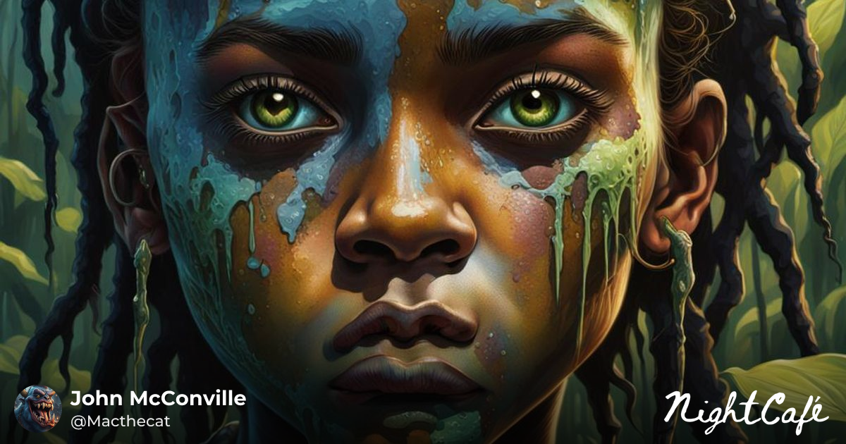 Southern Voodoo Siren in Haunting Florida Swamp - AI Art