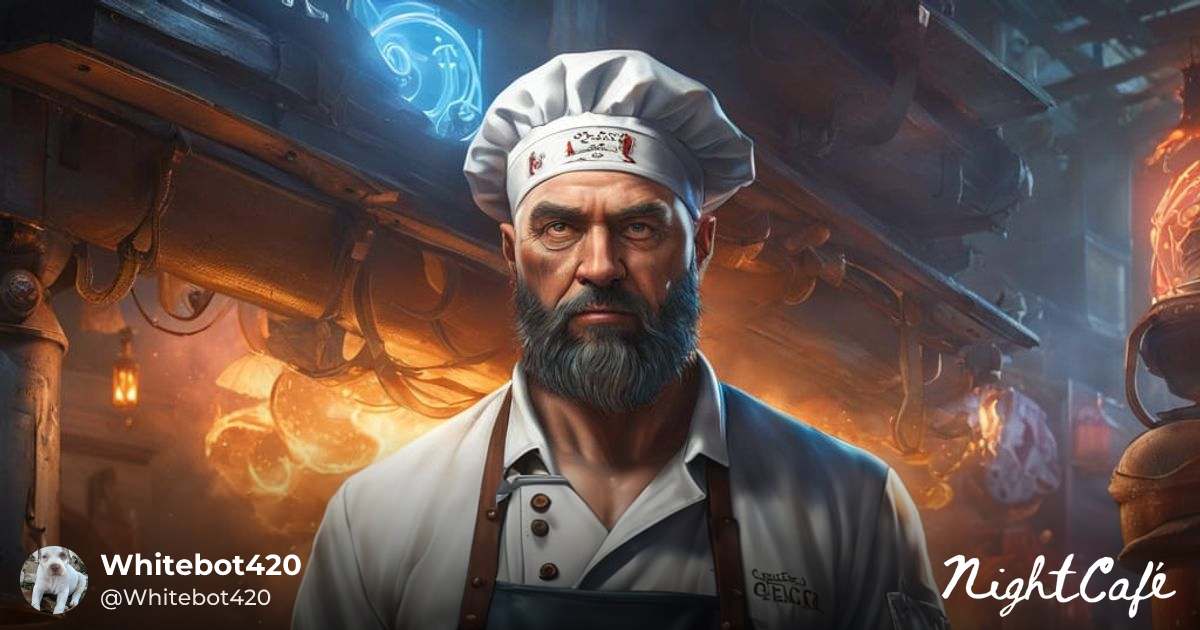 Hyperrealistic Chef in Boudoir Setting, Exuding Co... - AI Art