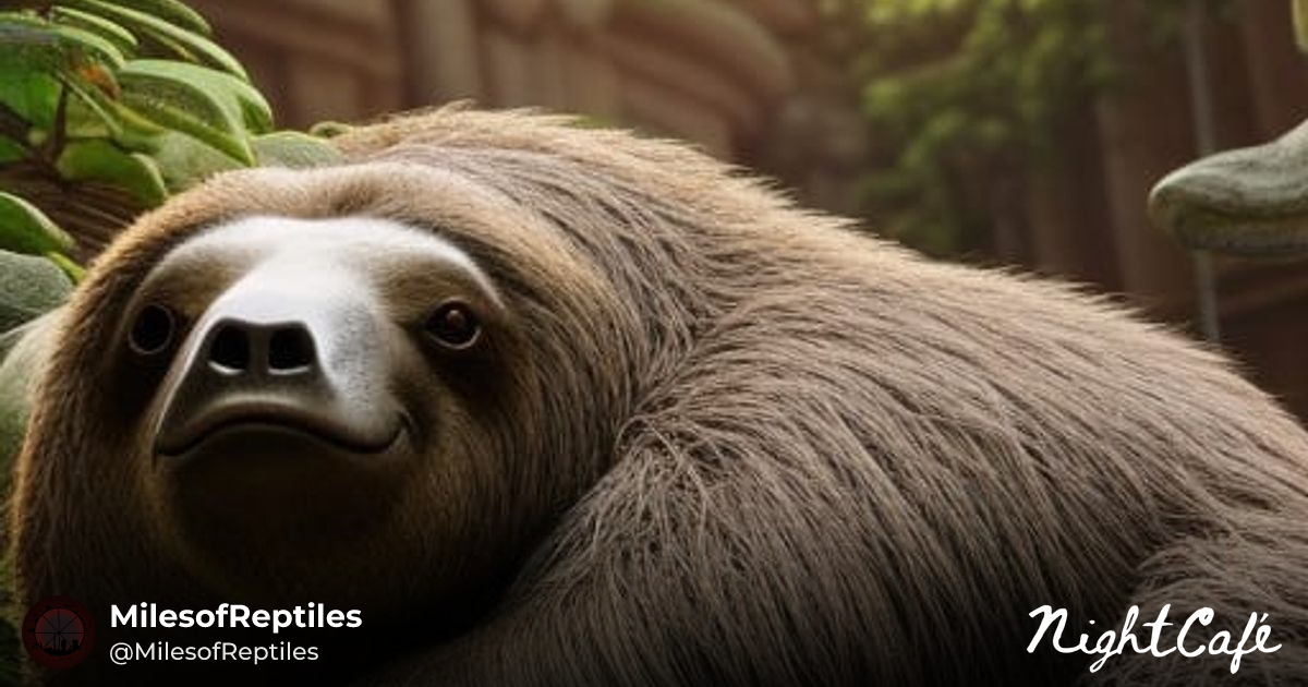 A Lazy Sloth - Epic Fantasy Sloth Unveils Ancient Temple Sec...