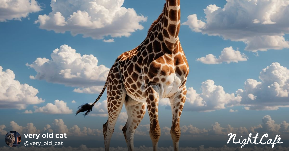 🦒 with giraffes!!!! - Surreal Giraffe with Enchanted Hollyw...