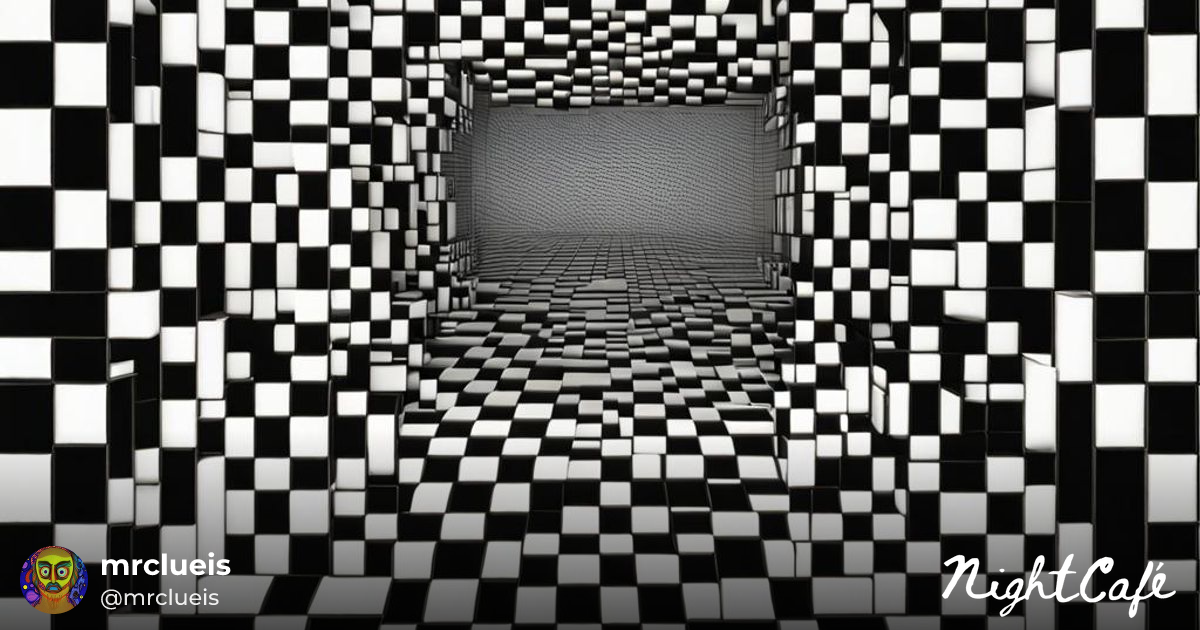 Hermann Grid Illusion #4 - Vibrant Unity 3D Grid Pattern