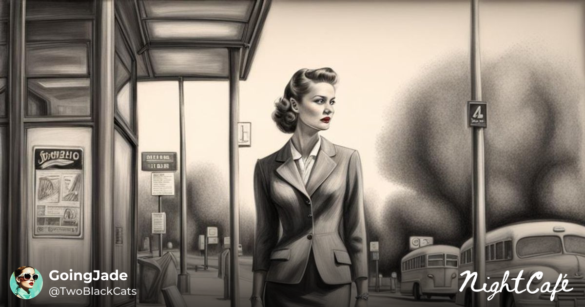 Better make a new plan, Stan - Glamorous 1950s Woman Waiting...