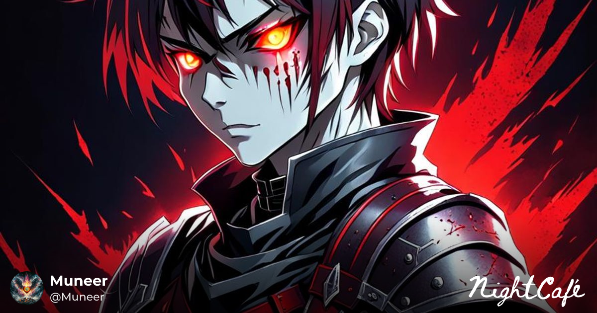 Young Undead Assassin in Dark Dungeon - AI Art