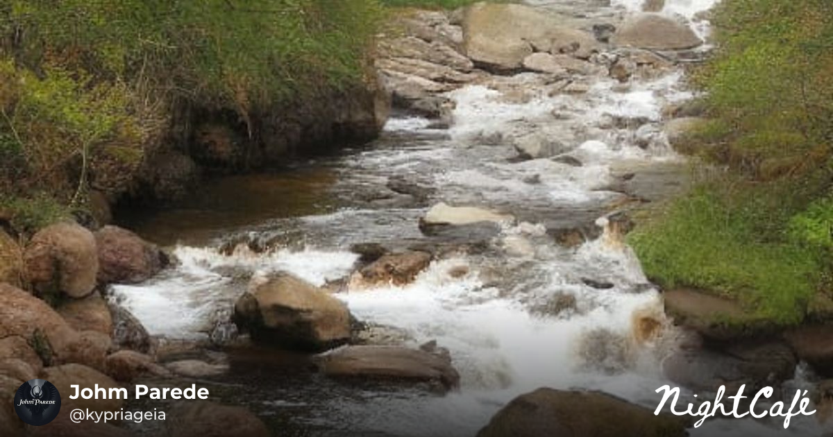 hydrologic - Abstract Hydrologic Landscape Generated by AI