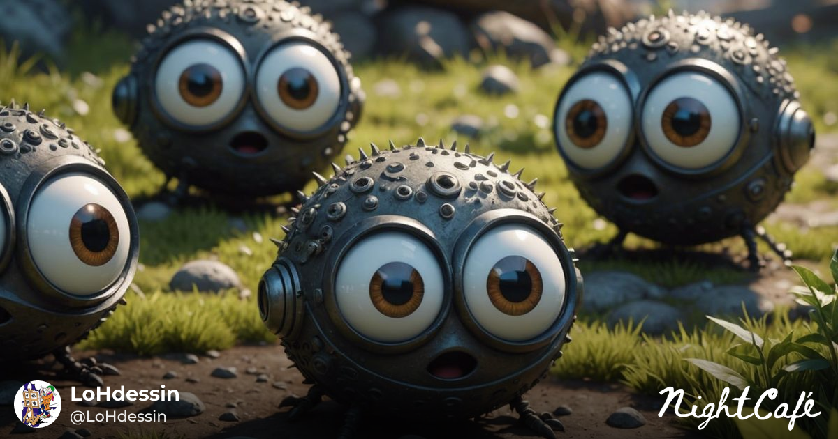 Amazed Googly Eyes in 3D Game Cinematic Style - AI Art