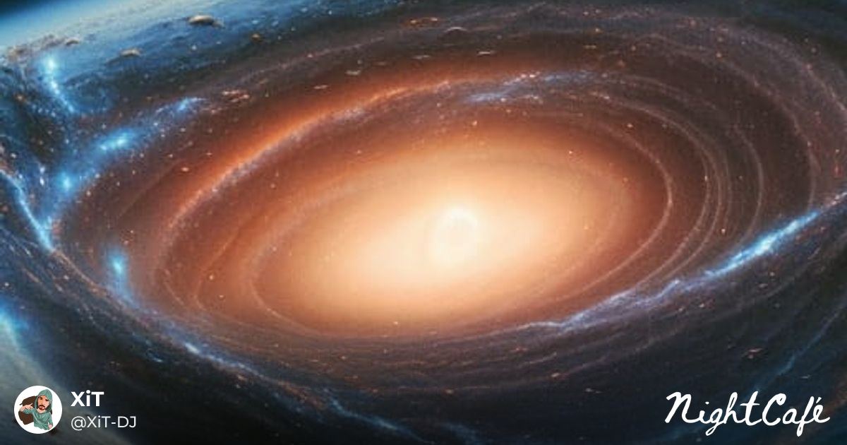 Space Thinks - Spectacular Space Wormhole Absorbing a Galaxy