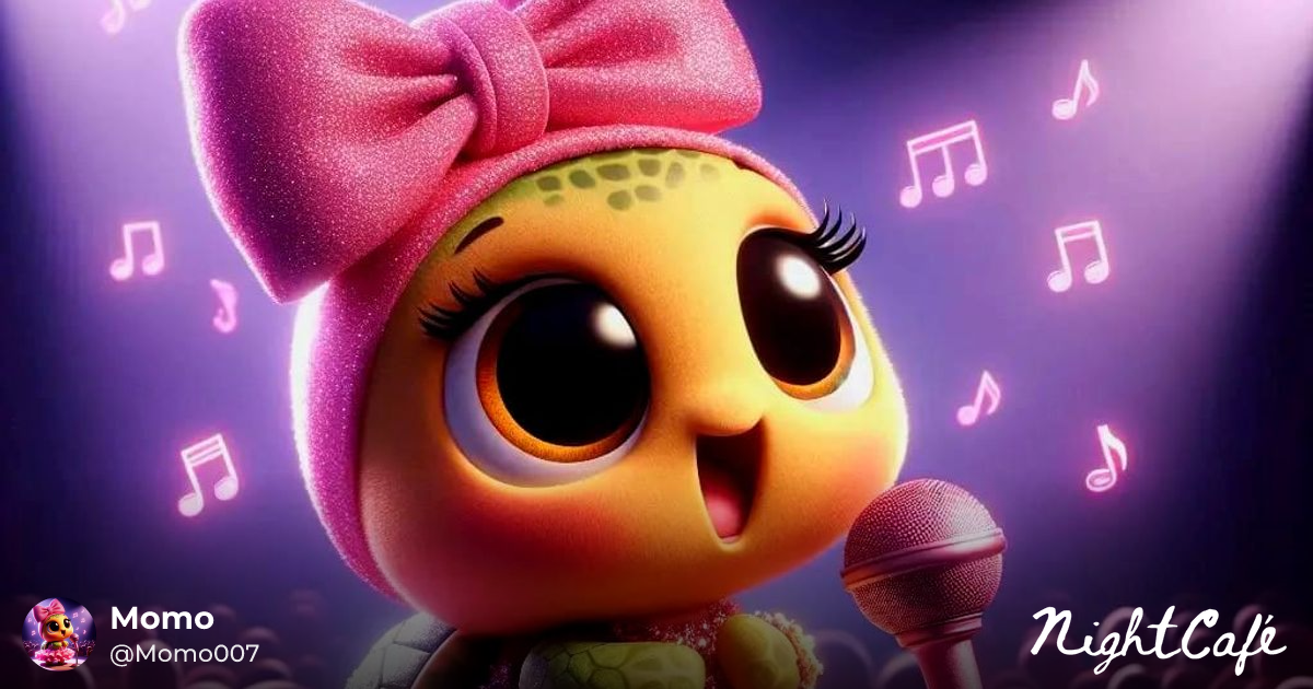 Cute singing turtle - Cute singing turtle