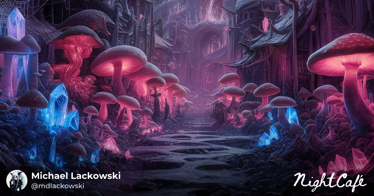 Menzoberranzan: Underground Drow City in a Purple ... - AI Art