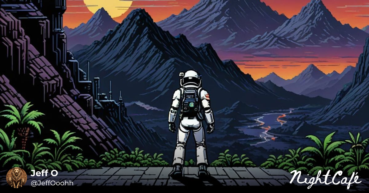 A 16bit Pixel Art Cutscene from a Retro SNES Game - AI Art