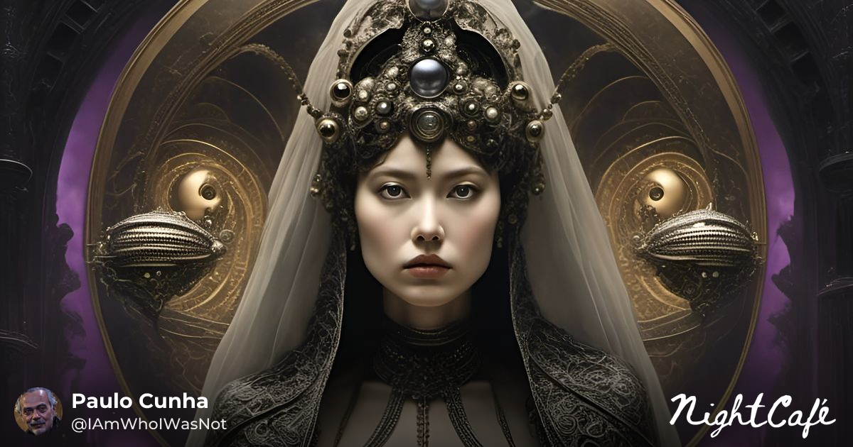 The Summoning Ritual #4 - Surreal Veil Woman with Vikings, D...