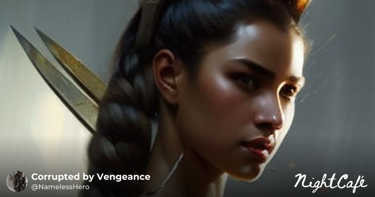 Fantasy Gladiator - Medieval Golden Gladiator Portrait in A...