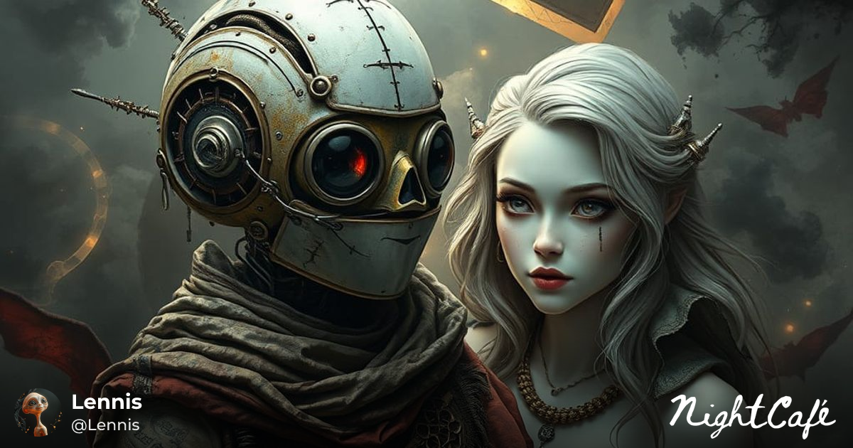 Cyberpunk Alien Automaton Reveals Mystical Celtic ... - AI Art