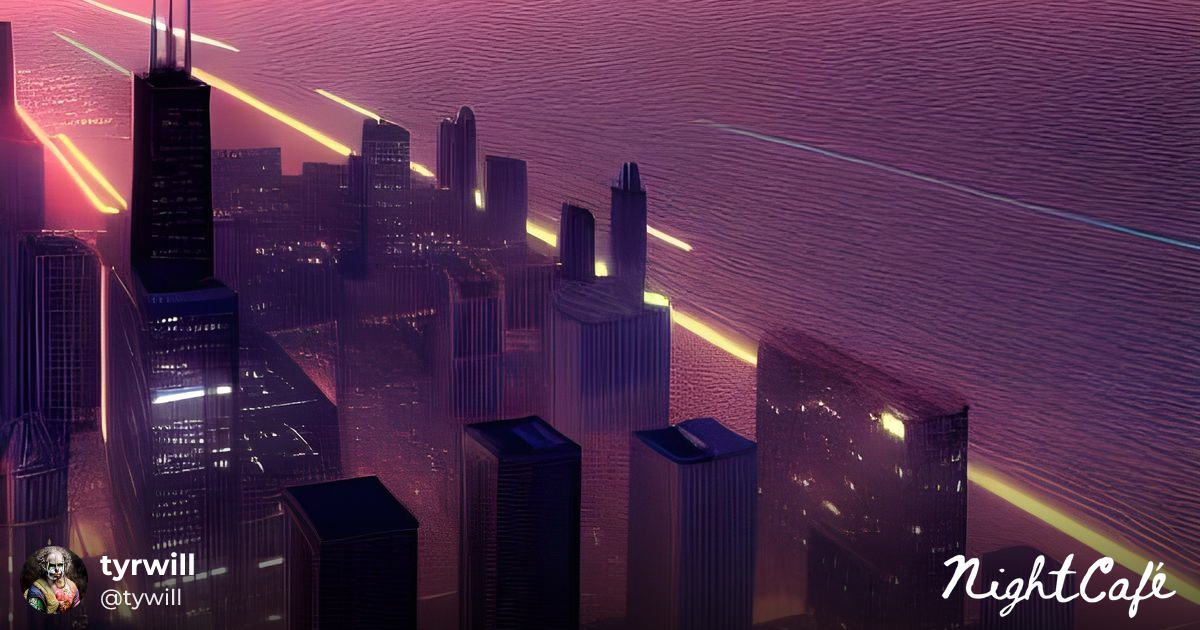 Chicago in the future 2050 - Futuristic Chicago 2050: Romant...