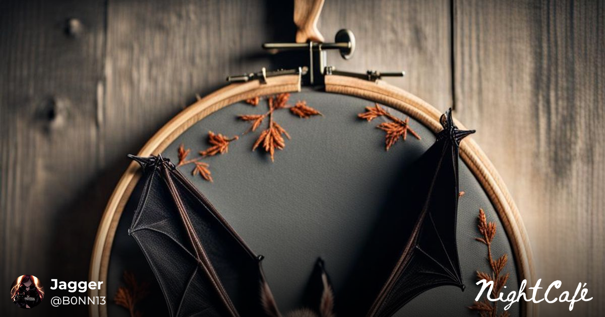 Embroidery Bat