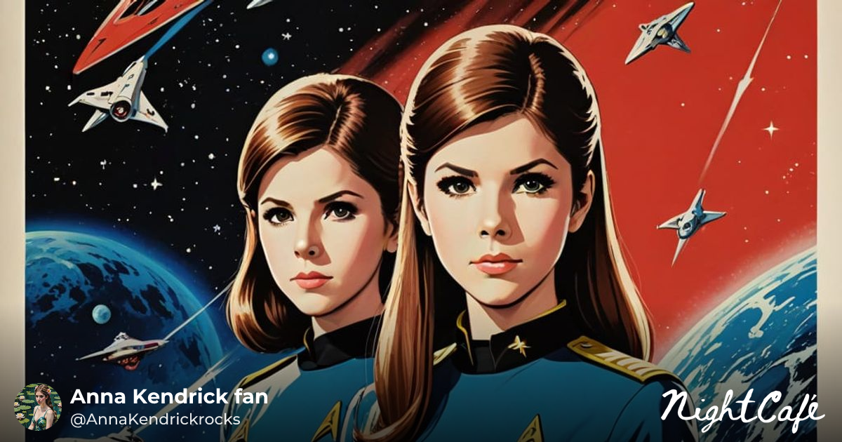 Anime Anna Kendrick Joins Star Trek Crew - AI Art