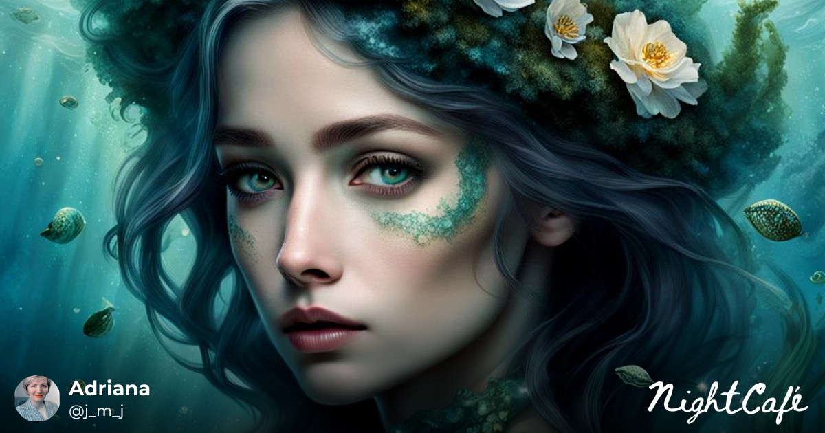 Mermaid eyes – darkest moons Reflecting in a calm lagoon, Mermaid’s ...