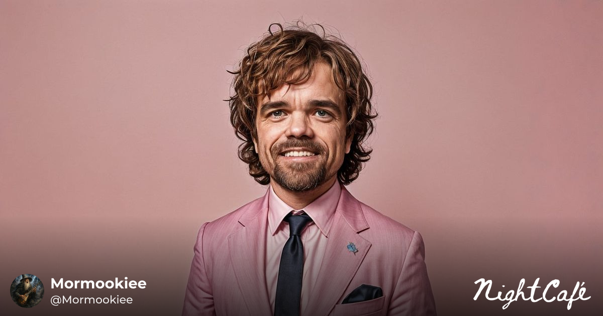 Deter Pinklage - Happy Peter Dinklage in a Pink Suit