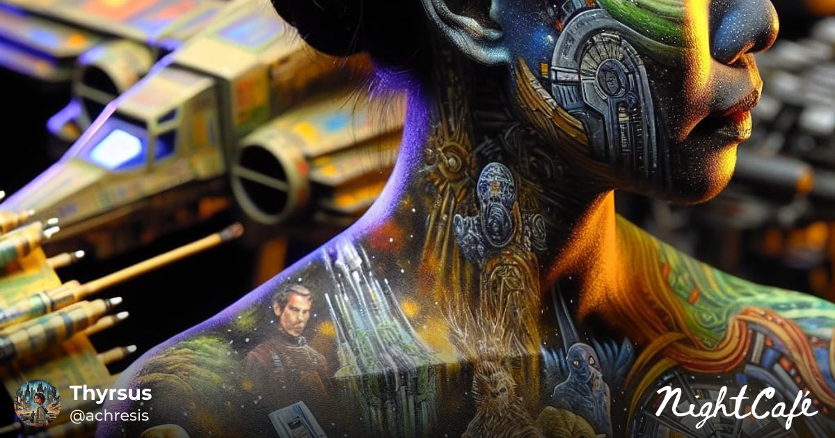 Star Wars Body Painting - Star Wars Body Painting