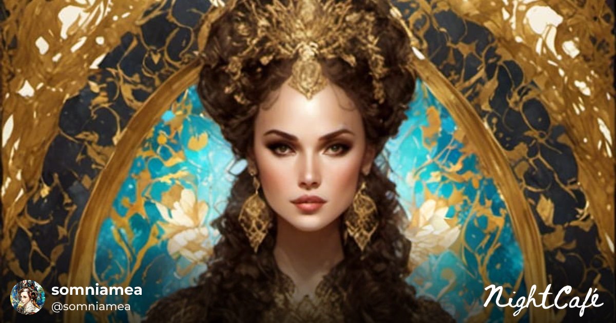 Queen Amidala - Queen Amidala Tarot Card in Alphonse Mucha S...