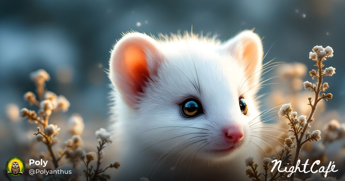The Young Eurasian White Ermine - The Young Eurasian White E...