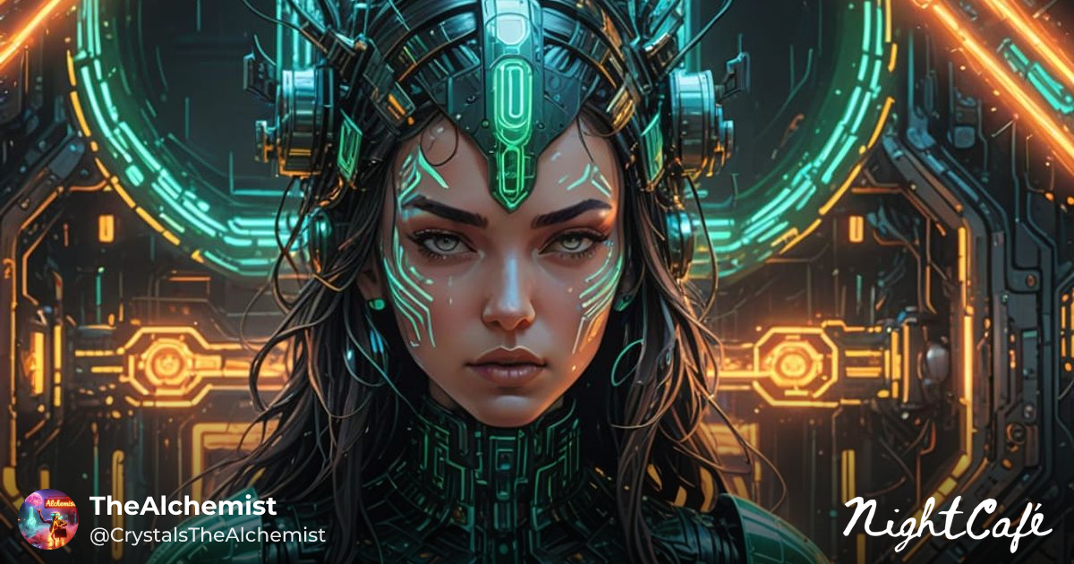 The Forge of the Machine Gods - Cyberpunk Gods Forge in Tita...