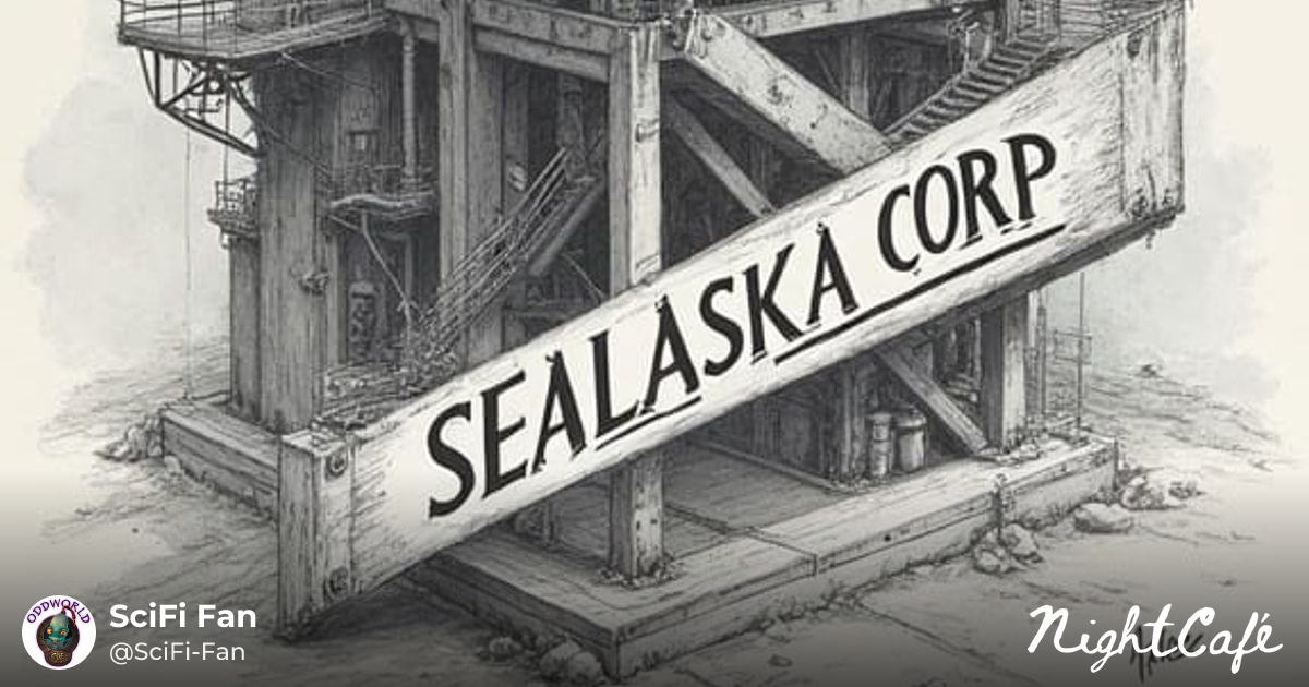 industrial sci-fi engineering drawing