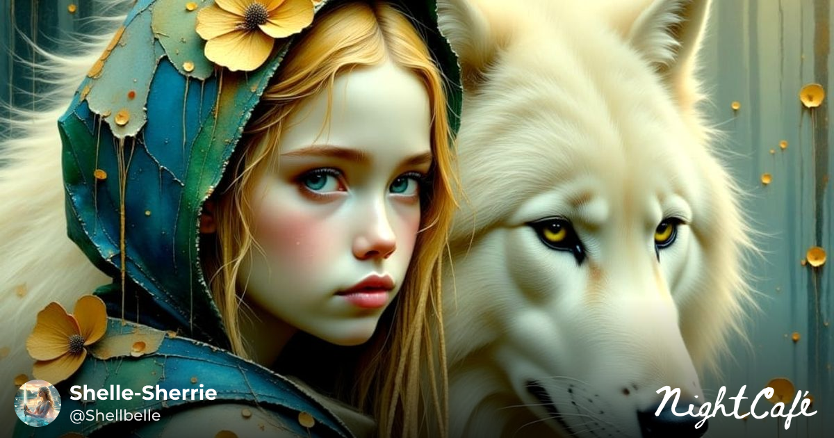 Enchanted Fairy in Cosmic Blizzard, Oil Impasto En... - AI Art