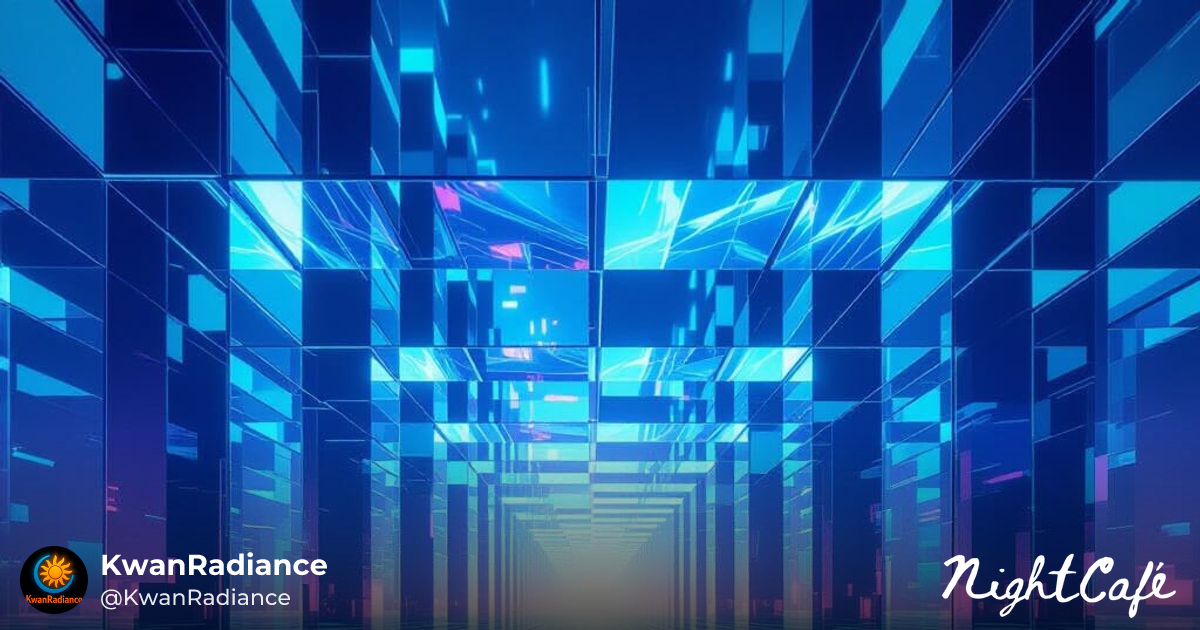 Prism Labyrinth - Futuristic Crystal Maze: Infinite Neon Sky