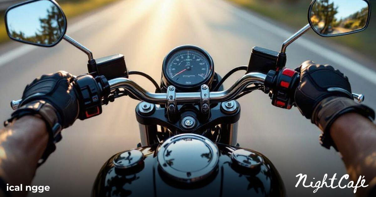 SUNMORI - Motorcycle Handlebars in Sunlight: Photorealistic ...