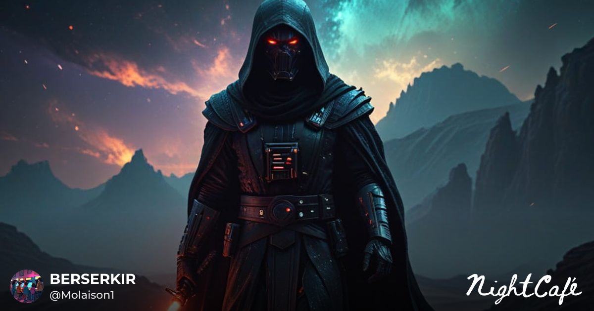 REVENGE OF THE SITH LORD - Sith Lord in Dark Alien Desert Un...