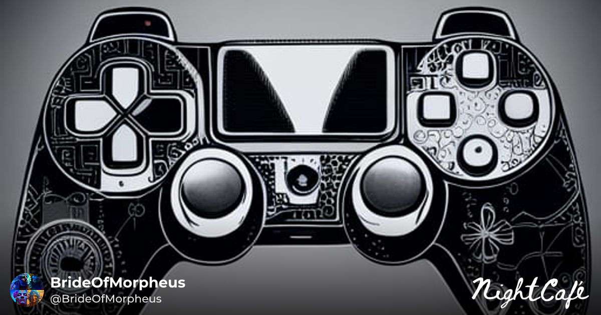 Playstation Controller - Blueprint of Playstation Controlle...