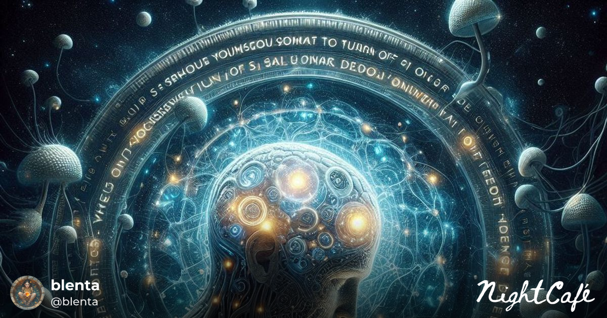 everyone should give themselves a special moment to turn off electronic ...