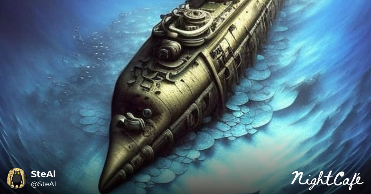 Steampunk nuclear Submarine - Steampunk Nuclear Submarine i...