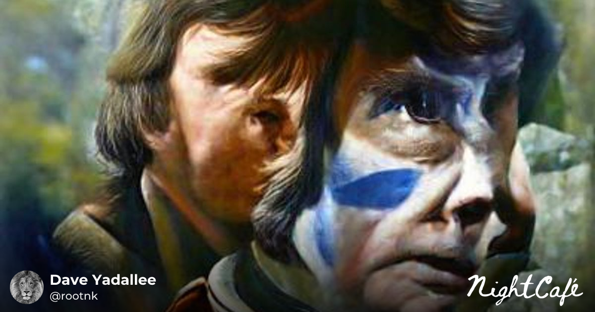 Jamie McCrimmon, Jacobite Rebel, as Oil Painting - AI Art