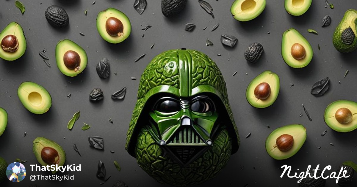 Darthcado - Darth Vader Emerges from an Avocado