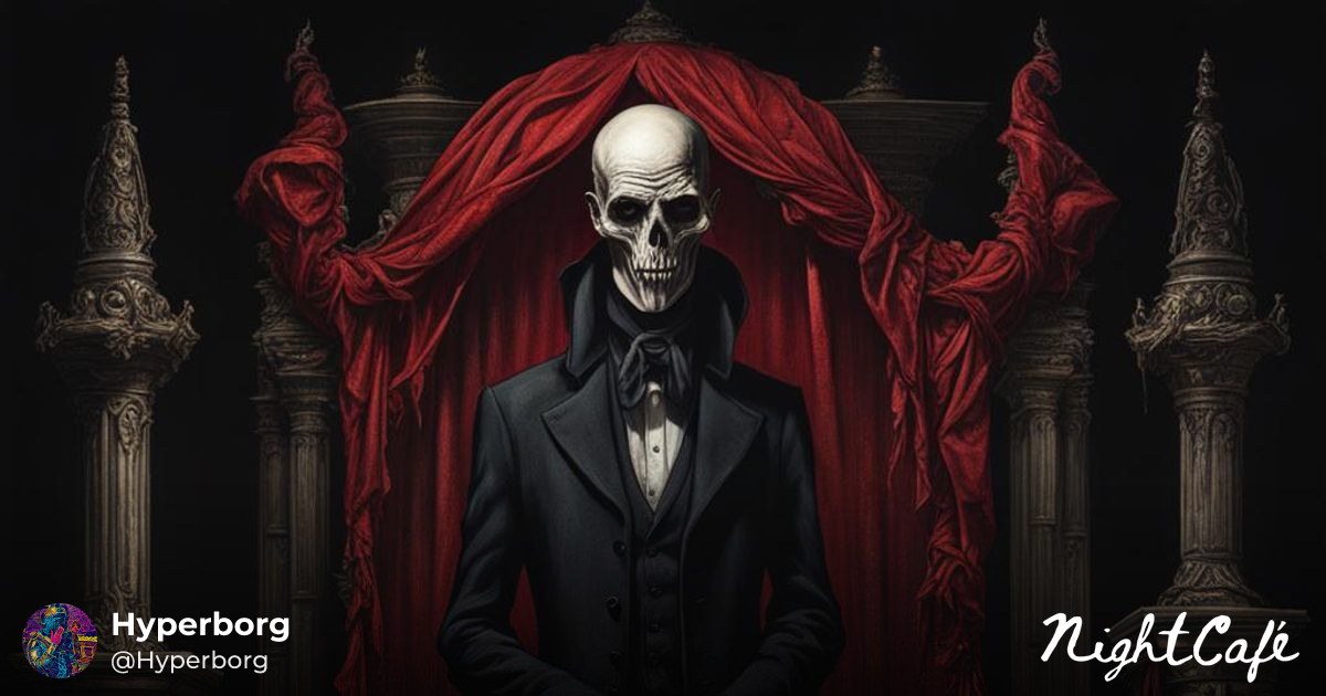 Mort - Grotesque Sinister Man in Dreamcore Horror Style