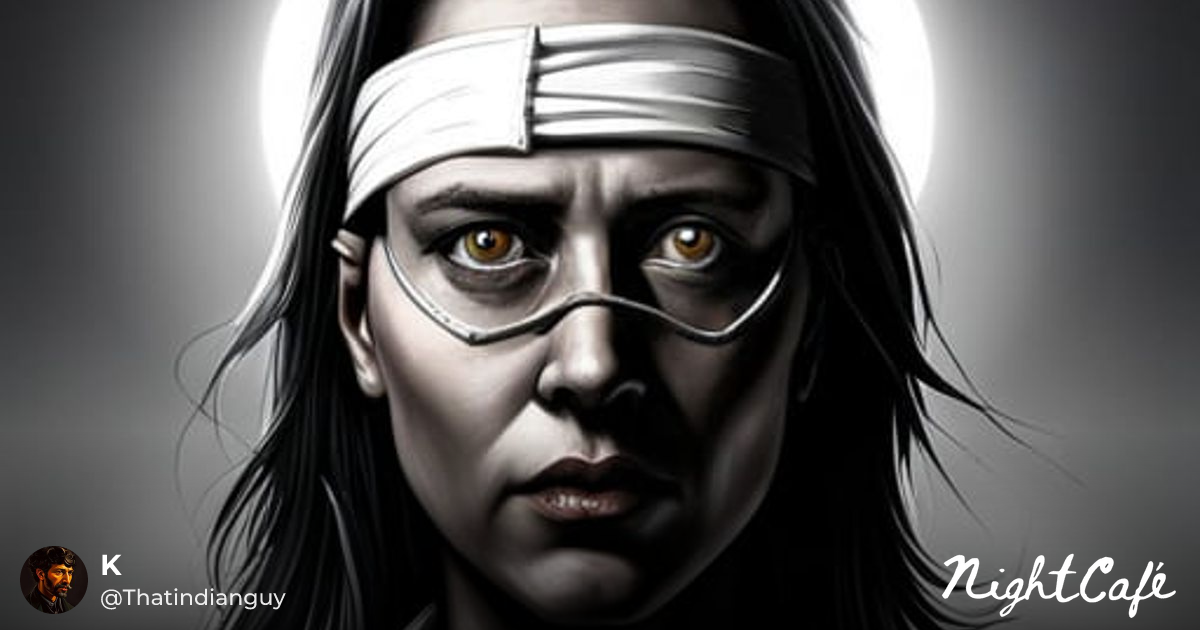 Ominous Scientist Portrait in Gothic Horror Style - AI Art