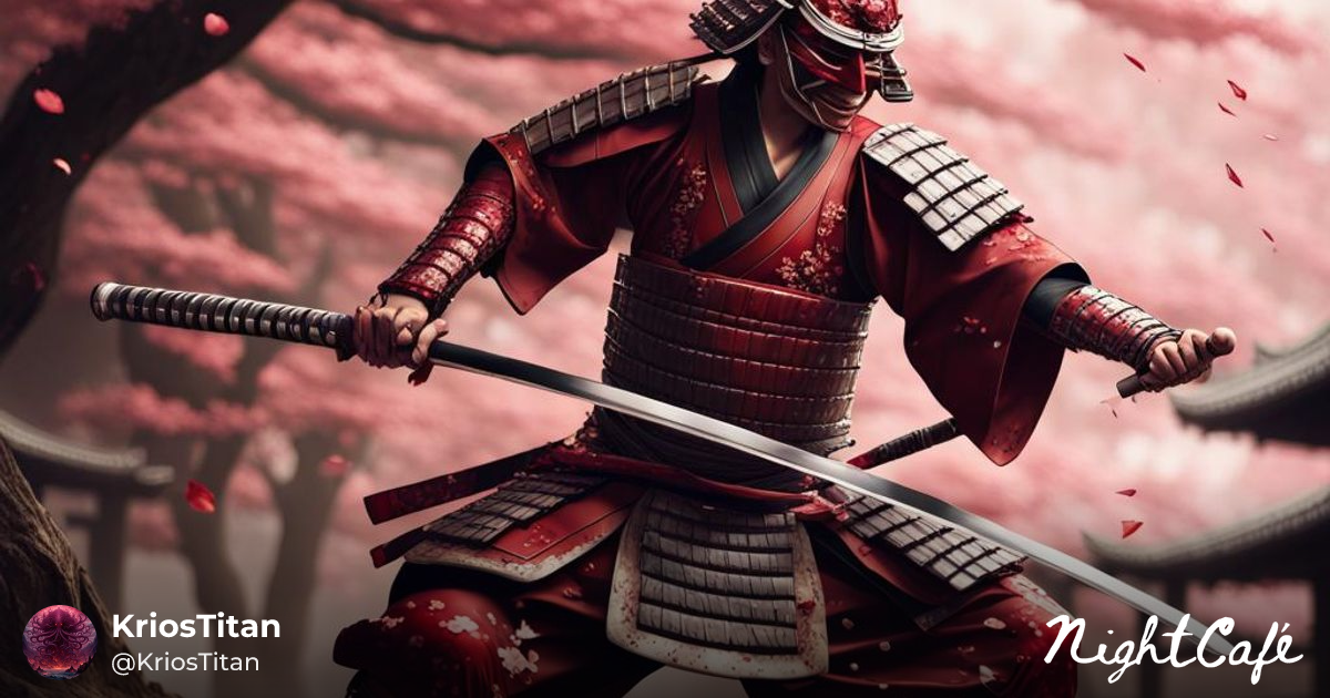 Samurai - Samurai Warrior with Katana in Ancient Japan