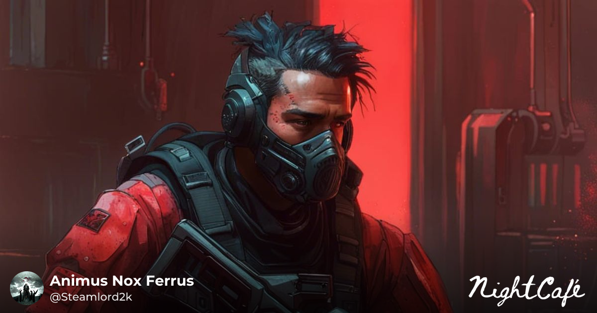 Scarred Soldier Portrait in Hyperdetailed Lighting - AI Art