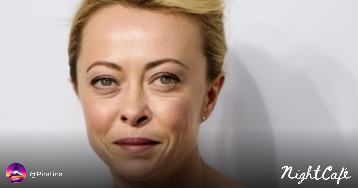 Giorgia Meloni - Softly Lit Portrait with Natural Accents