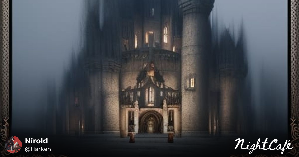 Demon Gothic Castle Foggy - Foggy Gothic Castle: Epic Digita...