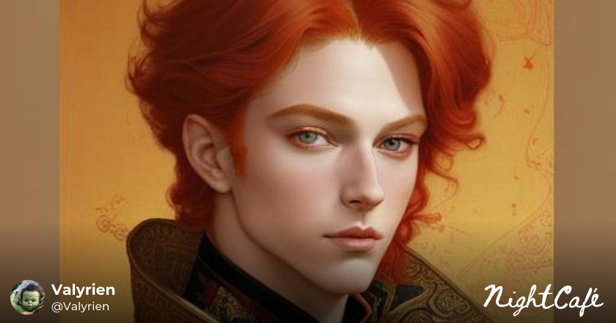 Gawyn Trakand - Fantasy Portrait of Red-Haired Prince in Art...