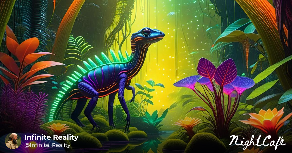 Alien Rainforest Scene 11