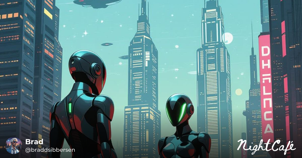 Creation of the humanoids retrofuturism