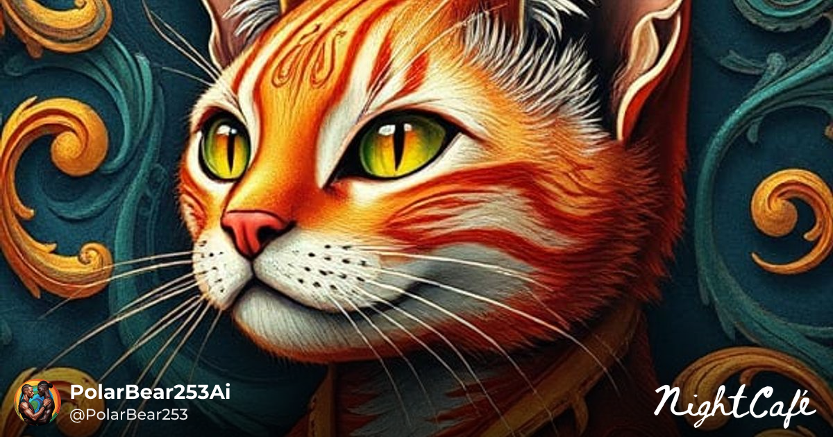 Rose Cat Whispers Moebius complementary colors cool colors deep color ...