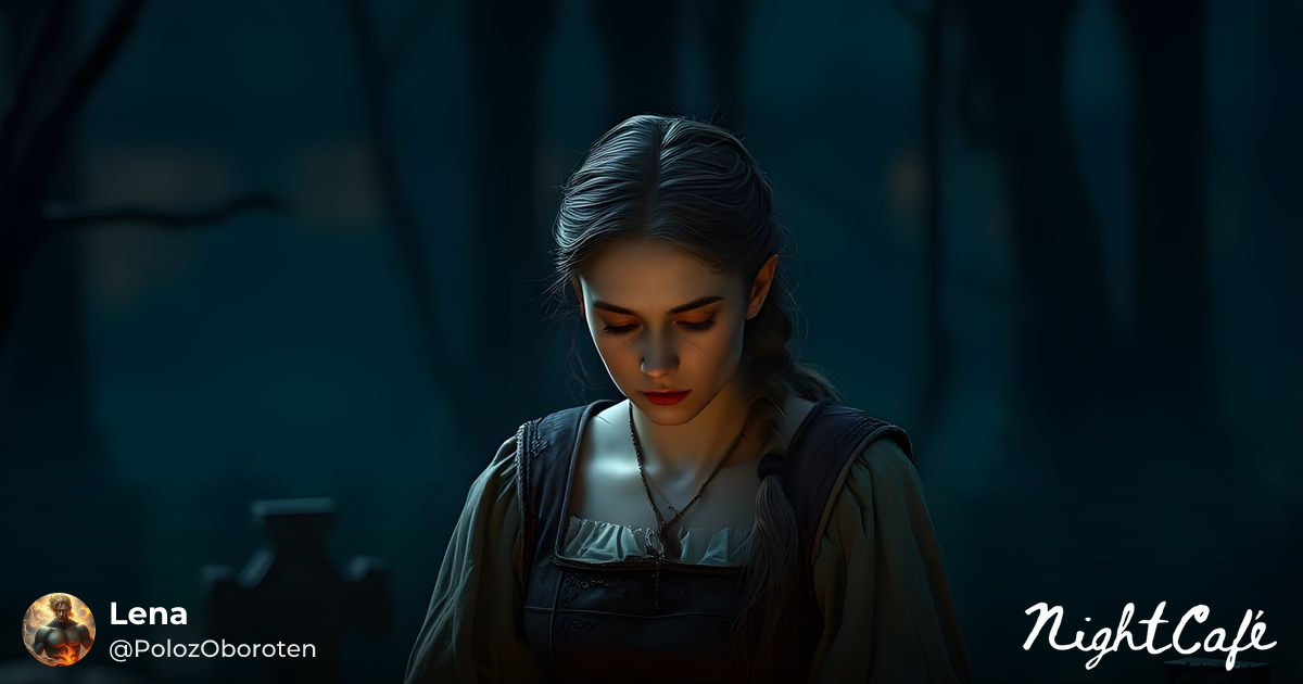 Finnish Servant Woman Honors Noble Family Ancestor... - AI Art