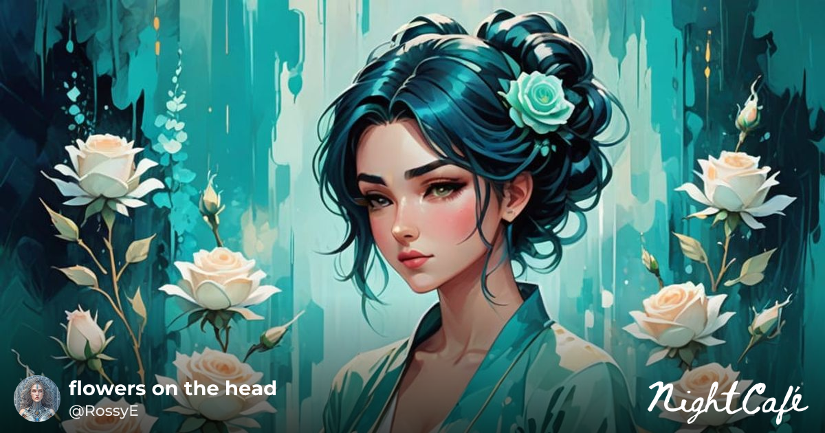 Turquoise Lady among Roses 🌹 - Turquoise Lady among Roses ...